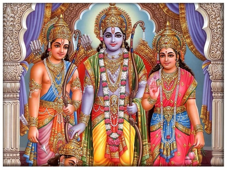 Lord Sita Rama, Lakshamana, Bharatha, Sathrukana & Hanuman HD ...